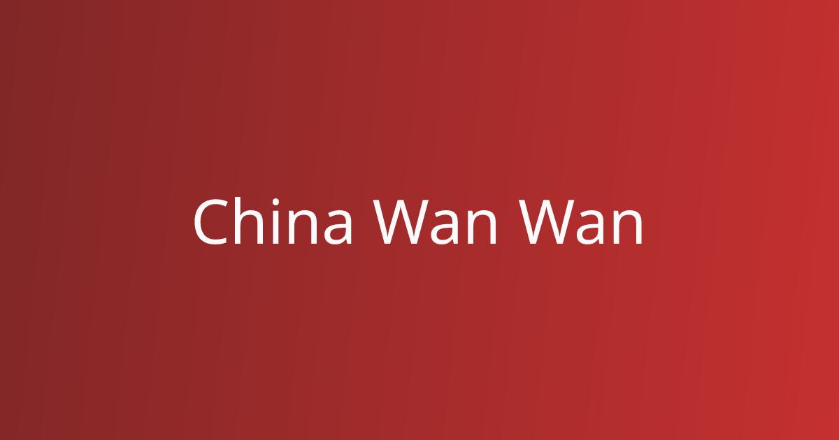 Best Chinese in Henderson, NV | China Wan Wan | Menu
